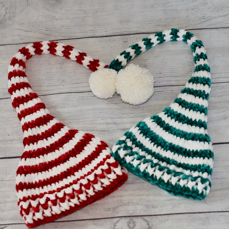 Candy Cane Hat - Etsy