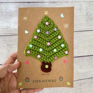 Handmade Crochet Christmas Cards, Holiday Ornament Design - Etsy