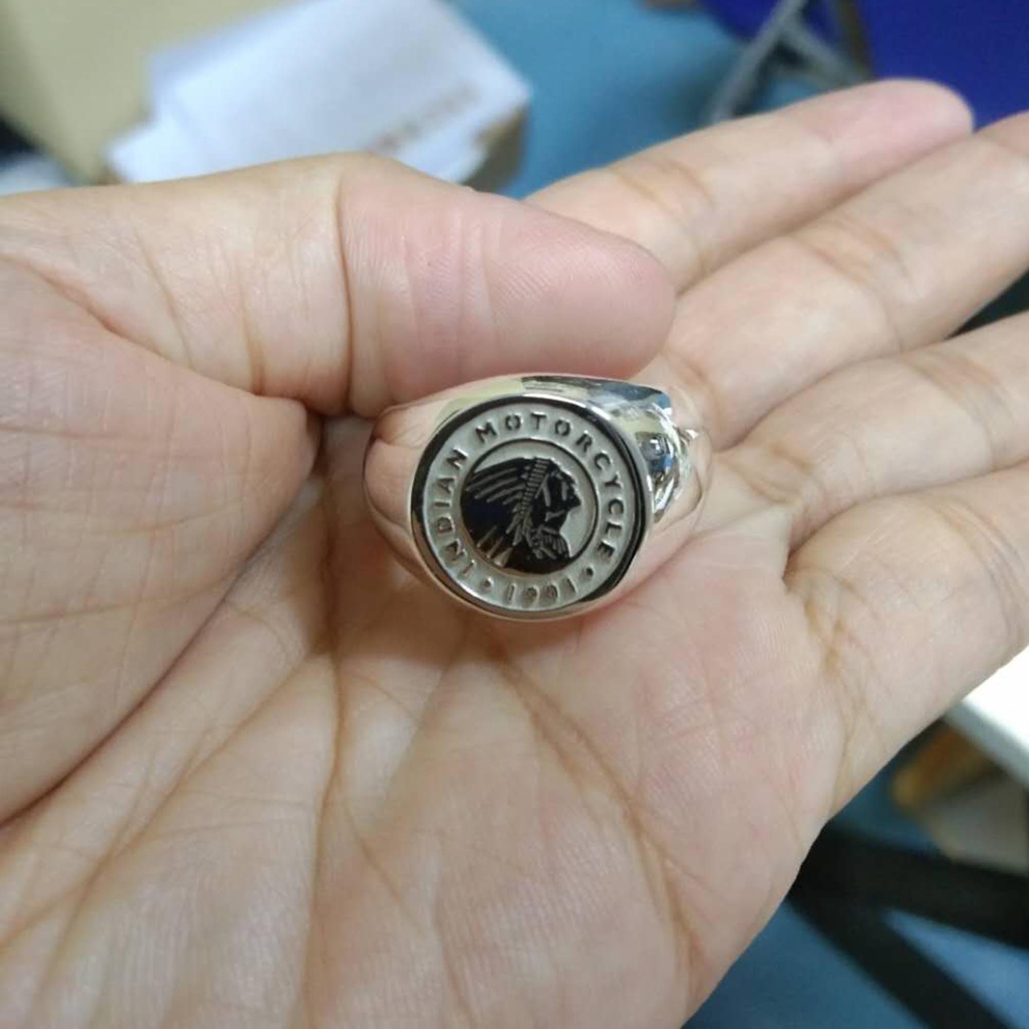 Custom Logo Signet Ring Engraved Custom Gold Design Rings | Etsy