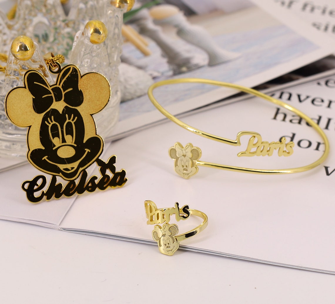 Cute Baby Minnie Mouse Jewelry Set Custom Jewelry for Kids - Etsy
