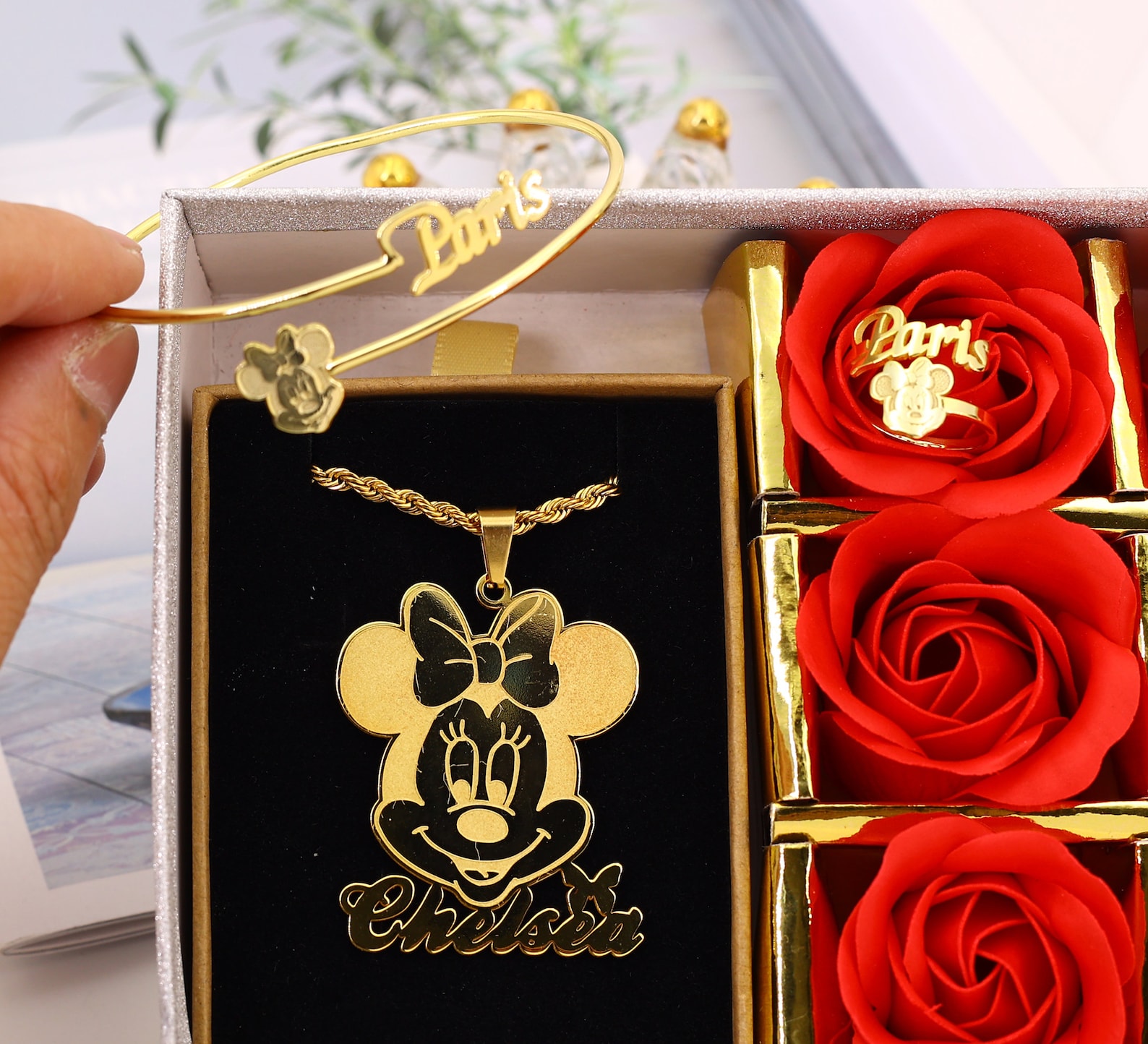 Cute Baby Minnie Mouse Jewelry Set Custom Jewelry for Kids - Etsy