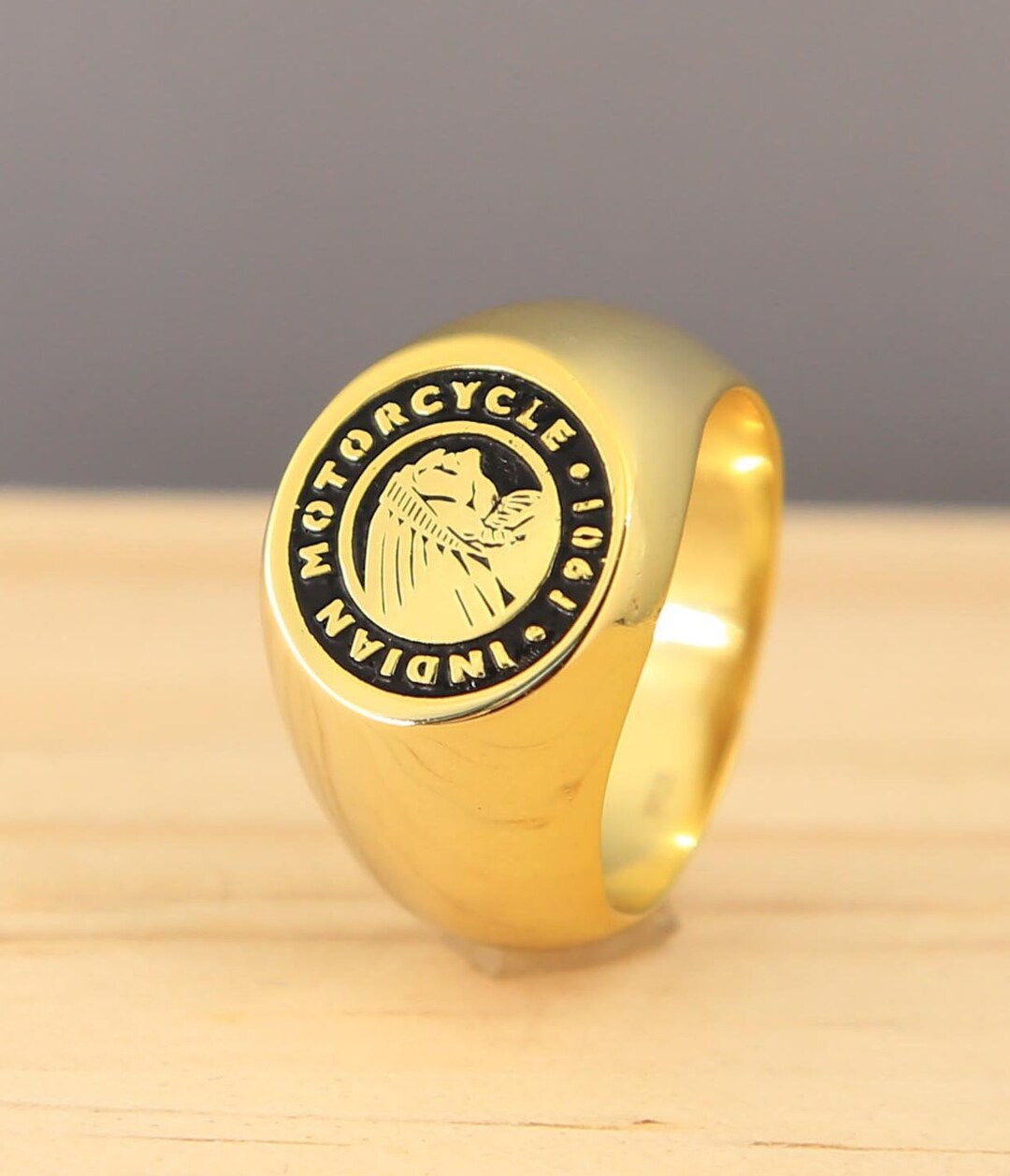 Custom Logo Signet Ring Engraved, Custom Gold Design Rings ...