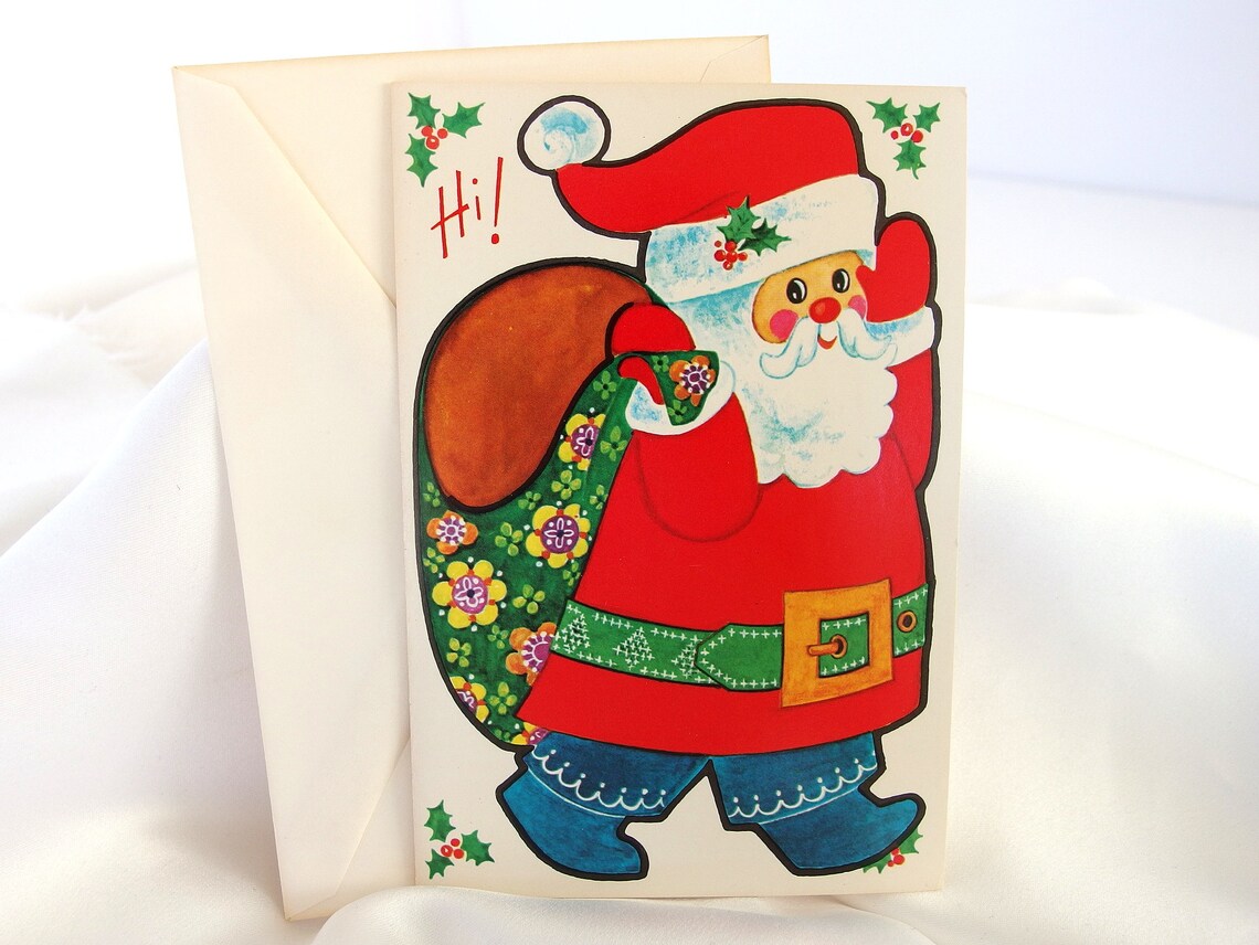 Vintage Cello, Kid and Bluebird Christmas Activity Card for Child ...