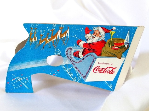 Vintage Coca Cola Paper Pop Gun With Santa | Etsy