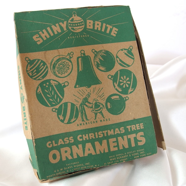 Shiny Brite Green Box - Etsy