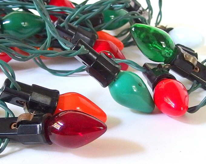 Vintage Christmas Holiday Outdoor Lights - 25 Light String - Etsy