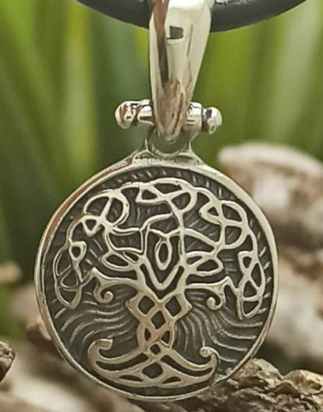 Silver TREE OF LIFE Pagan Yggdrasil Medallion, Wicca Viking Pagan ...