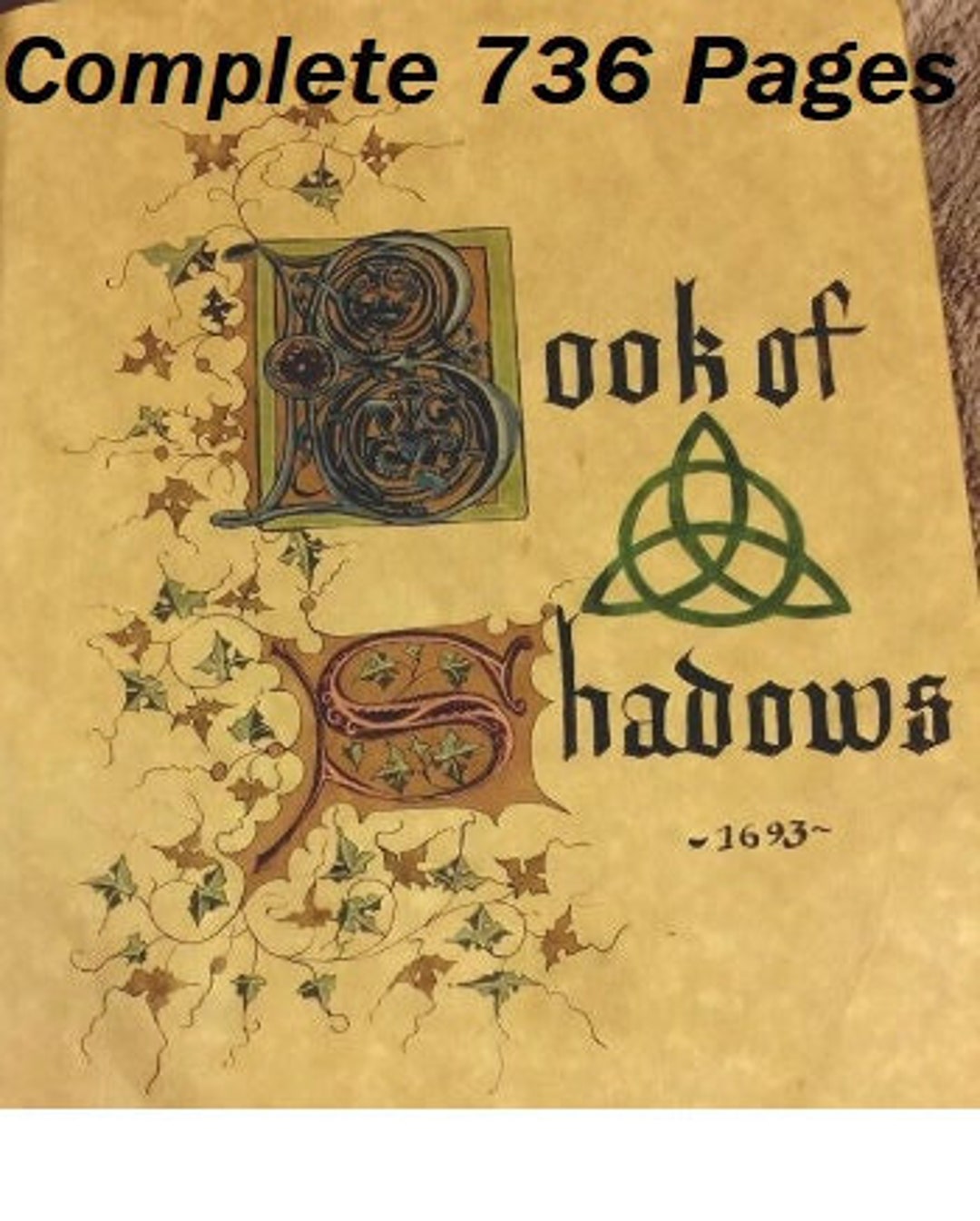 CHARMED BOOK of SHADOWS, Complete 736 Pages Pdf Digital Grimoires ...