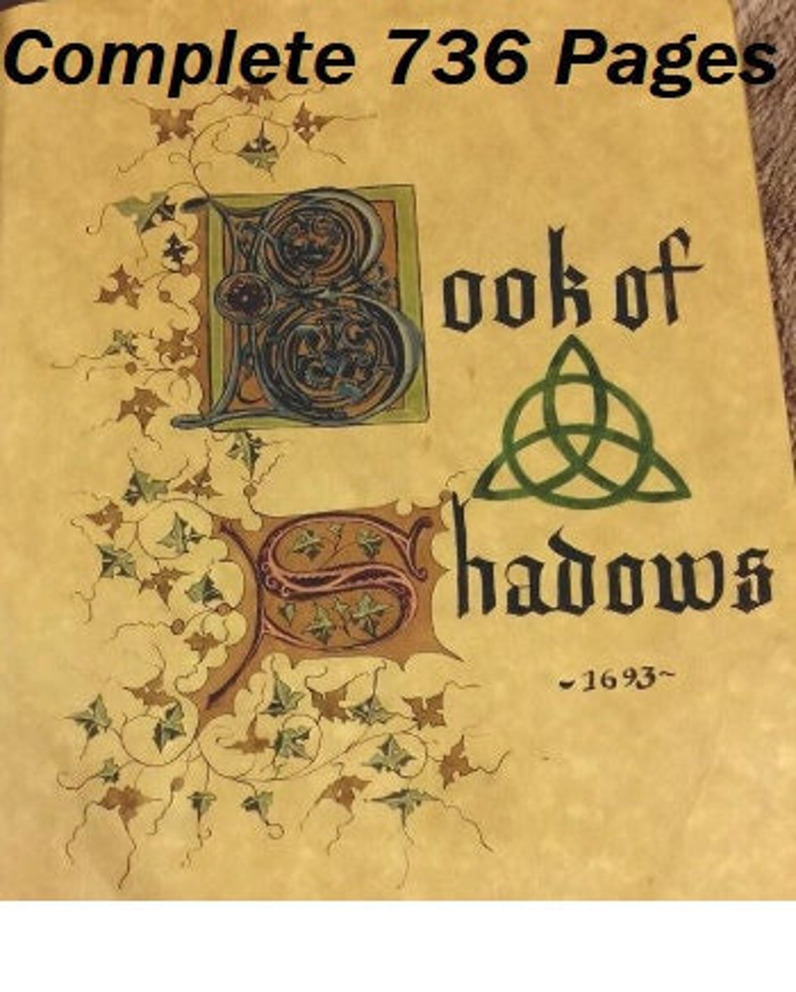 CHARMED BOOK of SHADOWS Complete 736 Pages Pdf Digital - Etsy