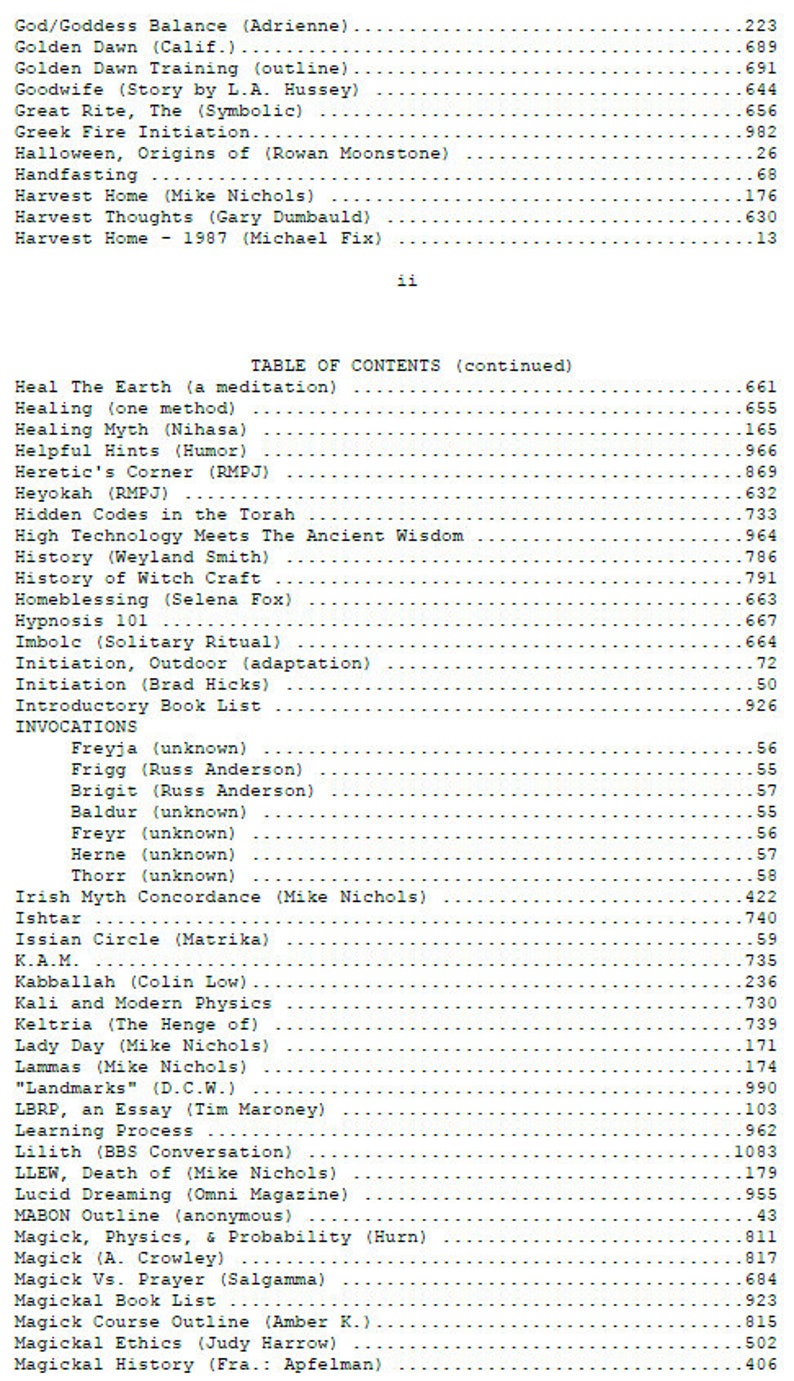 BOOK OF SHADOWS, Complete 2840 Pages Pdf Digital Grimoires, Witchcraft ...