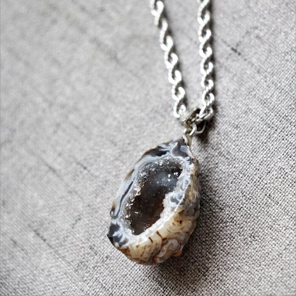 Geode Necklace - Etsy