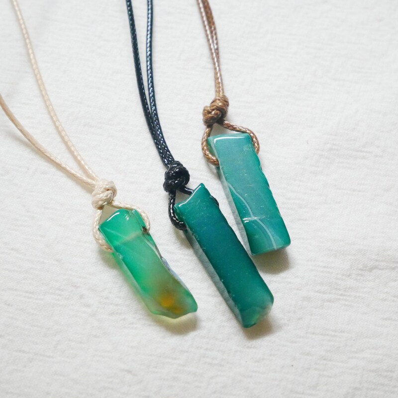 Agate Necklace - Etsy