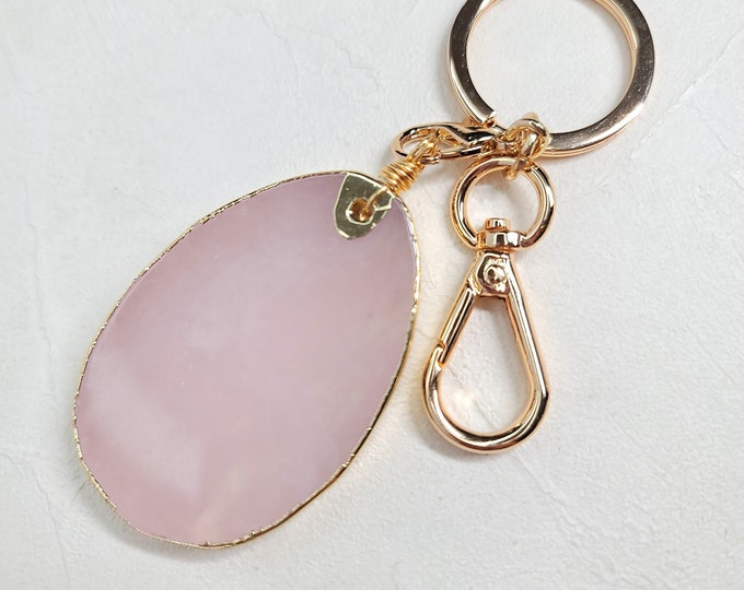 Sea Stone Keychain.beach Stone Key Chain.sea Rock Key Ring.key Fob #1 ...