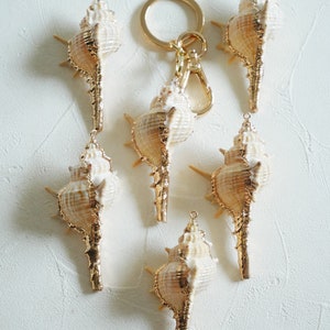 Shell Keychain, Natural Seashell, Ocean Gift, Ocean Accessory, Beach ...
