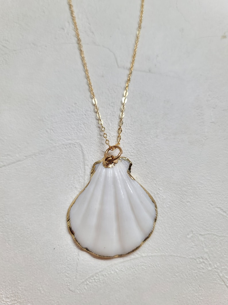 Shell Necklace Gold, Sea Shell Necklace, Beach Necklace, Boho Necklace ...