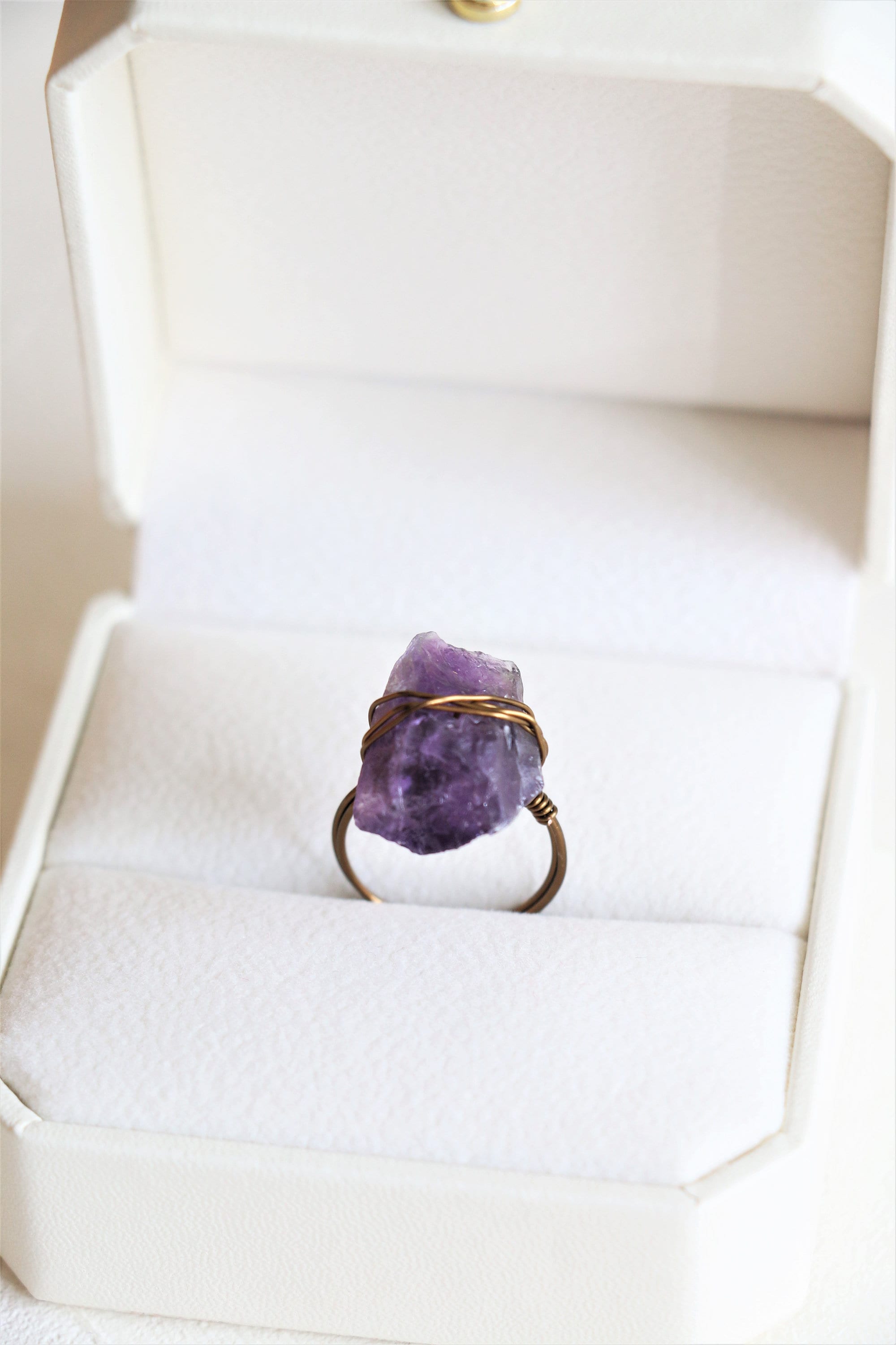 Crystal Ring for Women Natural Stone Ring Crystal Quartz Ring ...