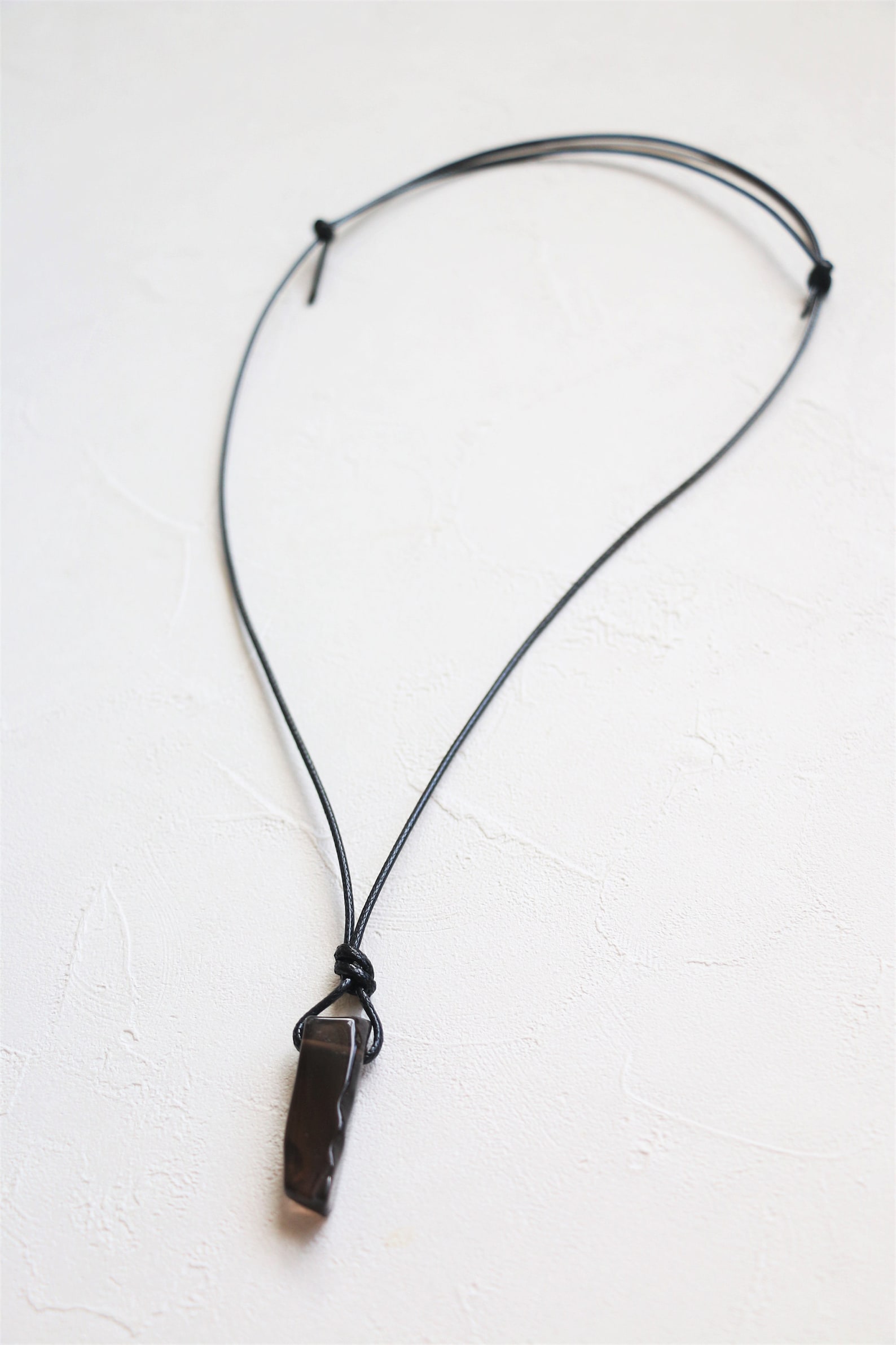 Men Crystal Necklace Crystal Cord Necklace Raw Crystal - Etsy