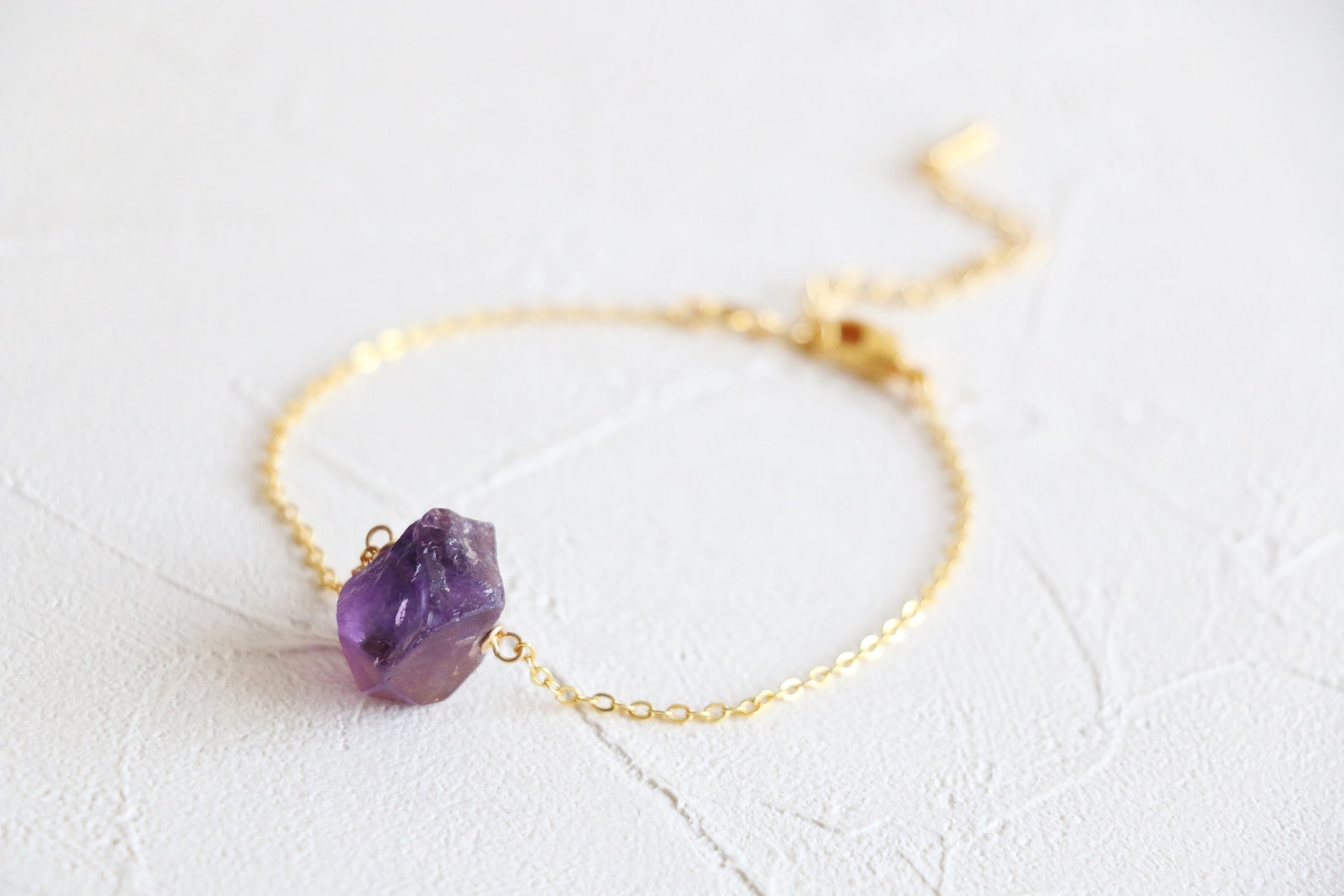 Raw Crystal Bracelet Stone Bracelet Quartz Bracelet Gemstone Bracelet ...