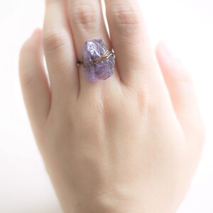 Crystal Ring for Women Natural Stone Ring Crystal Quartz Ring ...
