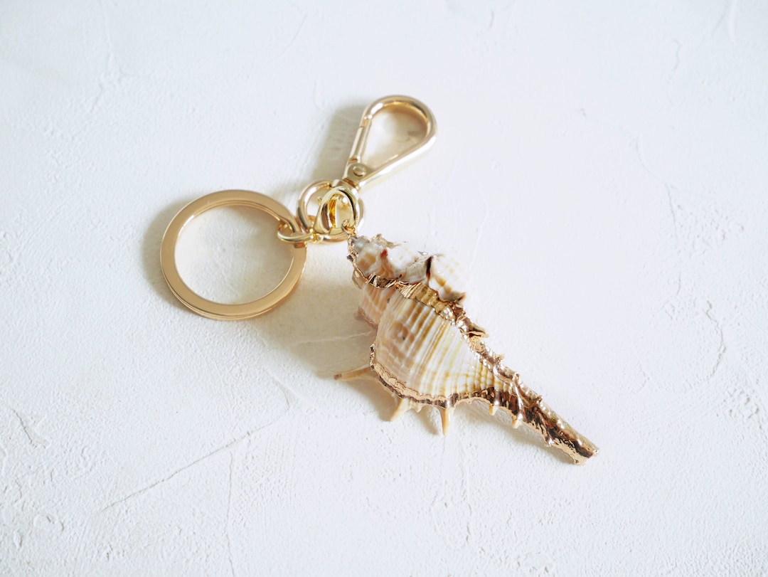 Shell Keychain, Natural Seashell, Ocean Gift, Ocean Accessory, Beach ...