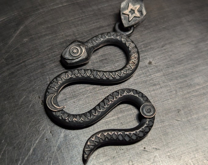 Solstice Snake With Sun and Moon - Etsy