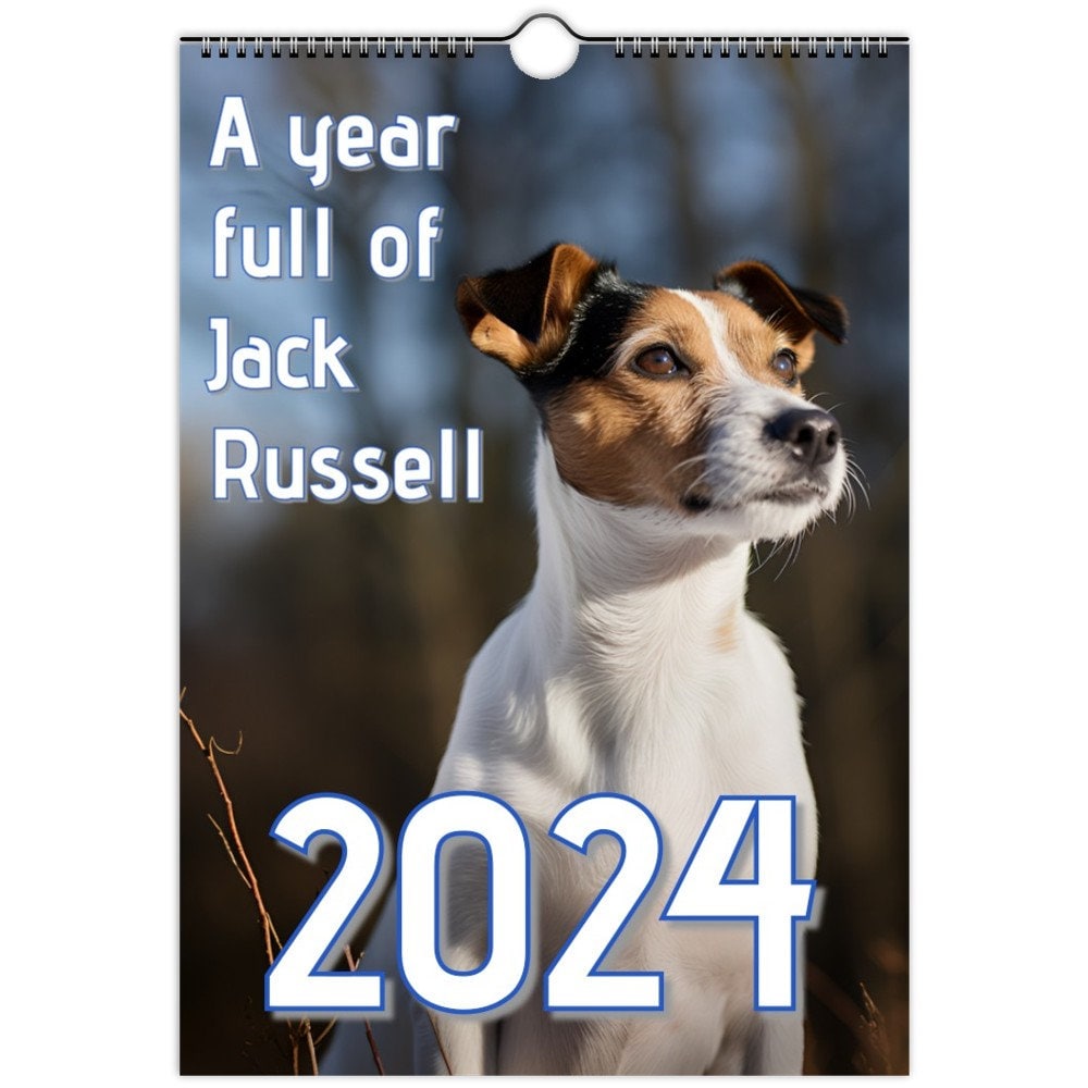 A Full Year of Jack Russell Wall Calendars - Etsy