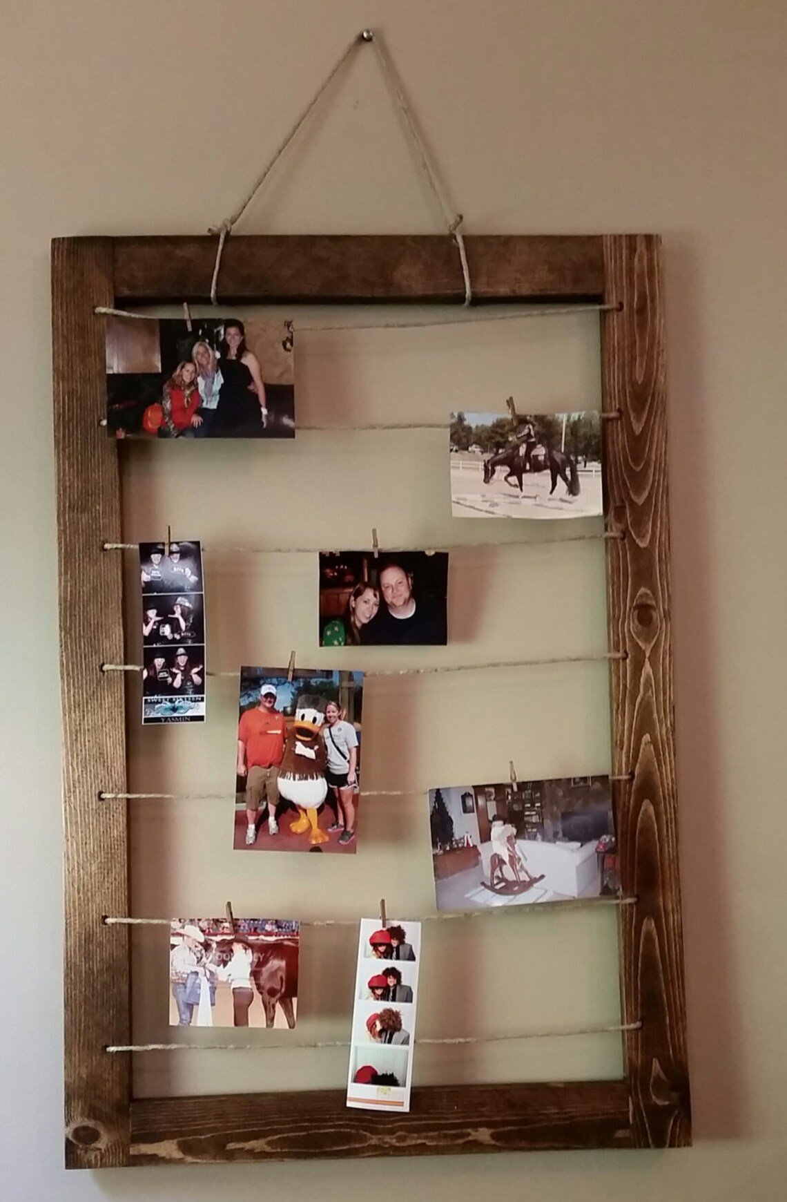 Handmade Photo Board / Picture Frame - Etsy