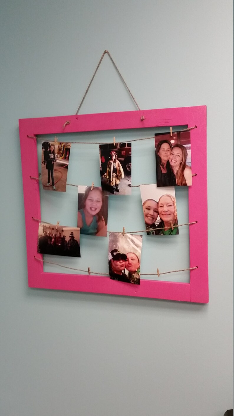 Handmade Photo Board / Picture Frame - Etsy
