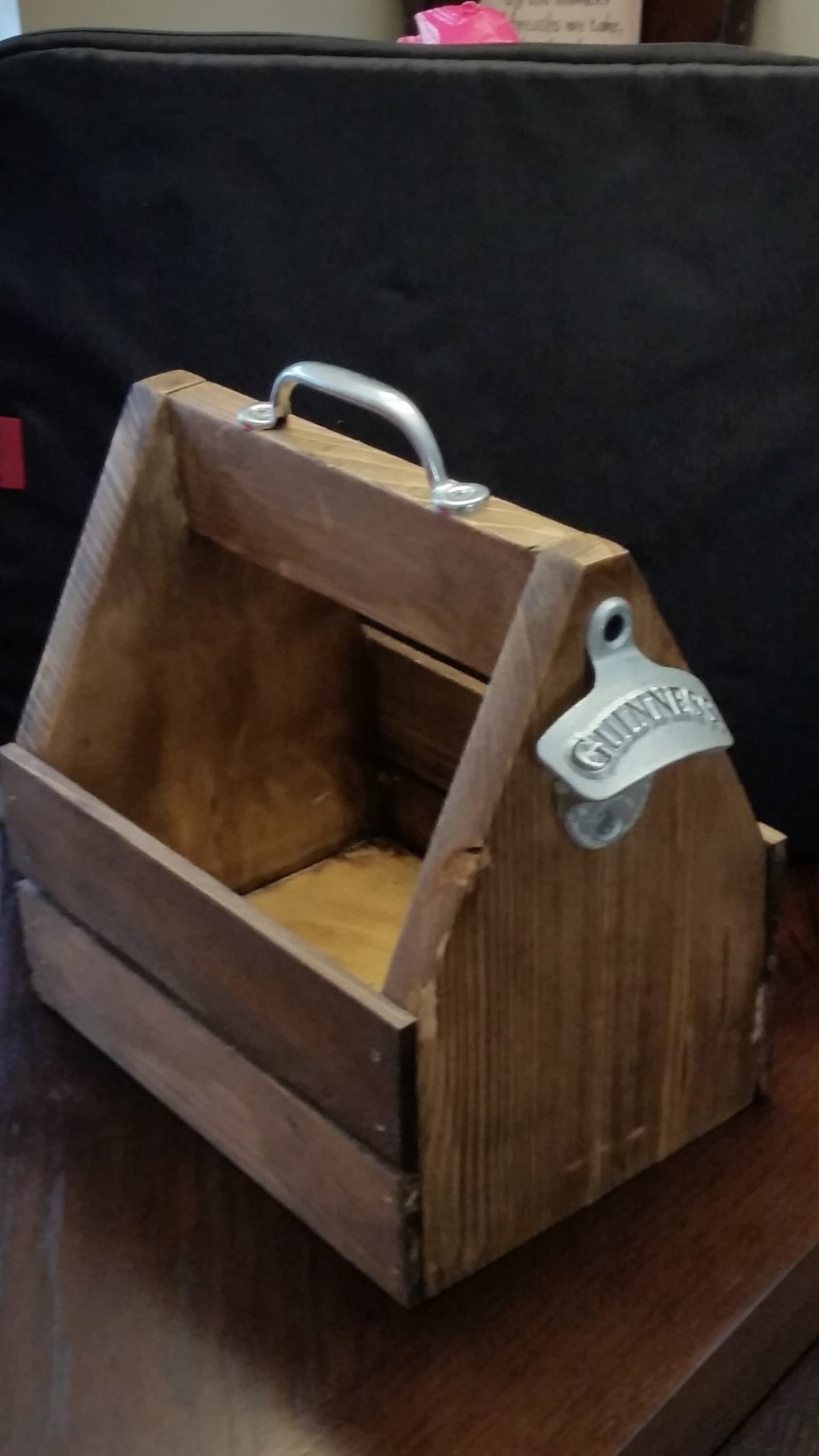 Handmade Wooden Rustic Beer Tote, Beer Caddy Holds a 6-pack - Etsy