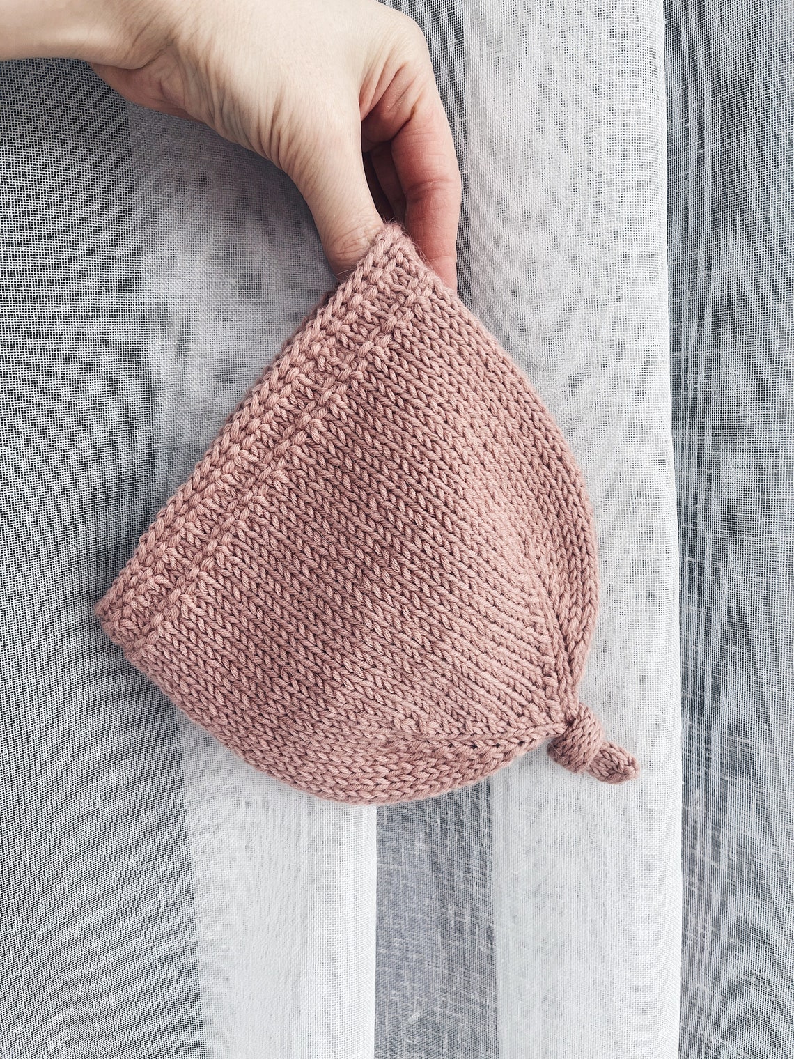 KNITTING PATTERN Top Knot Baby Beanie X Easy Hat Pattern X - Etsy New ...