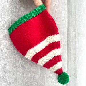 KNITTING PATTERN - Elf Hat X 7 Sizes Preemie to XL X Easy Hat Pattern X ...