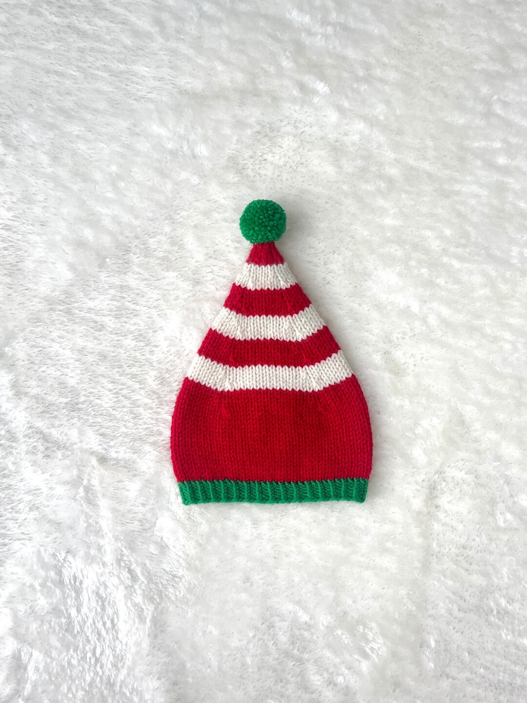 KNITTING PATTERN Elf Hat X 7 Sizes Preemie to XL X Easy Hat Pattern X ...