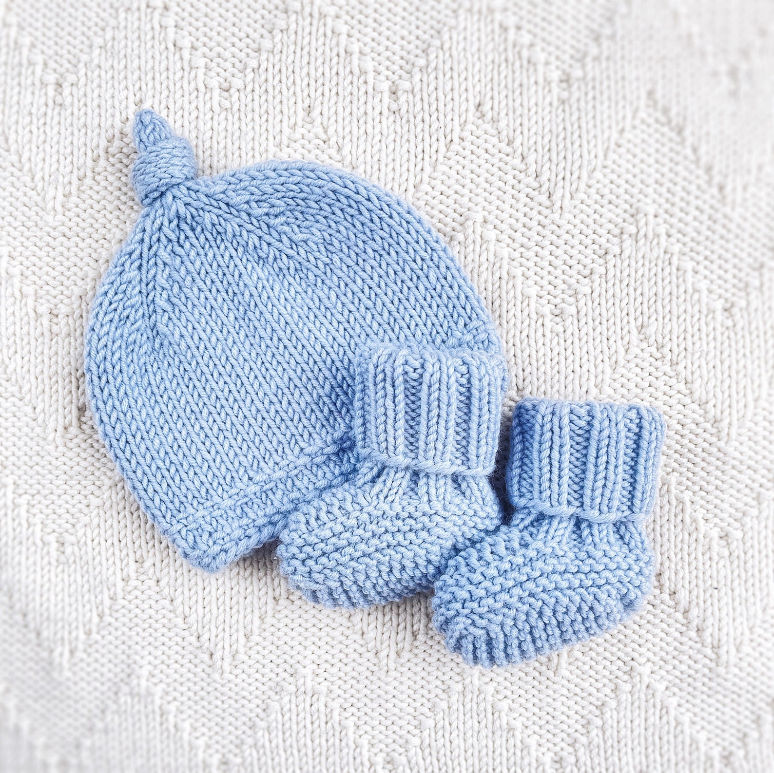 Baby Booties & Beanie Knitting Pattern Bundle X Beginner Friendly ...