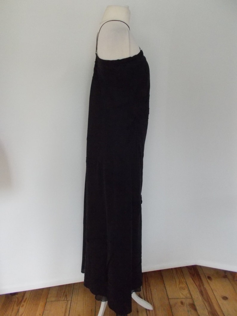 Vintage 90s Ann Storey Black Evening Dress Size Small UK 8 10 - Etsy