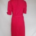 Vintage Dress 80s by Riddella Pencil Wiggle Dress Pink Size - Etsy