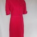 Vintage Dress 80s by Riddella Pencil Wiggle Dress Pink Size - Etsy