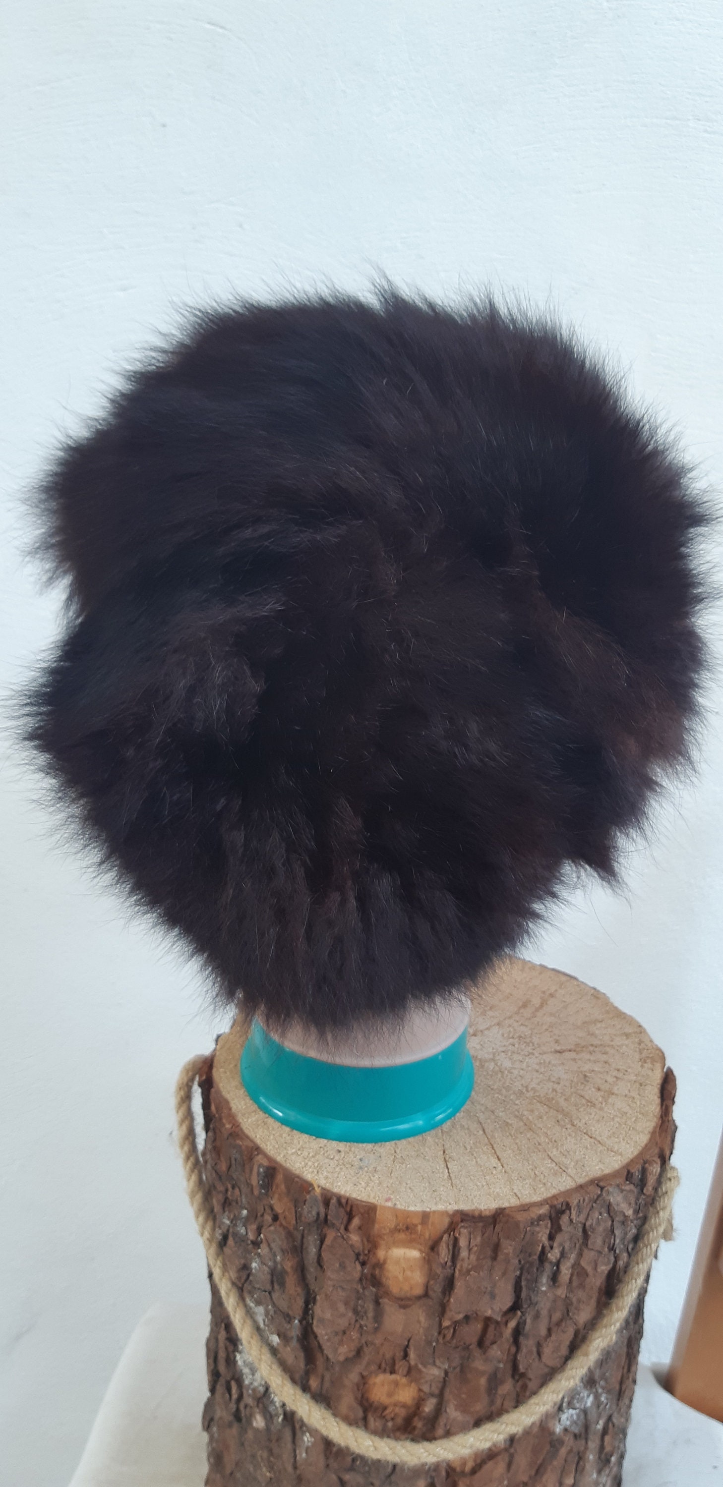 Vintage Fur Hat 60s Brown Genuine Fur Pill Box Hat - Etsy