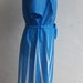 Vintage Dress 70s Blue White Spotted Dress With Matching Tie Belt Size ...