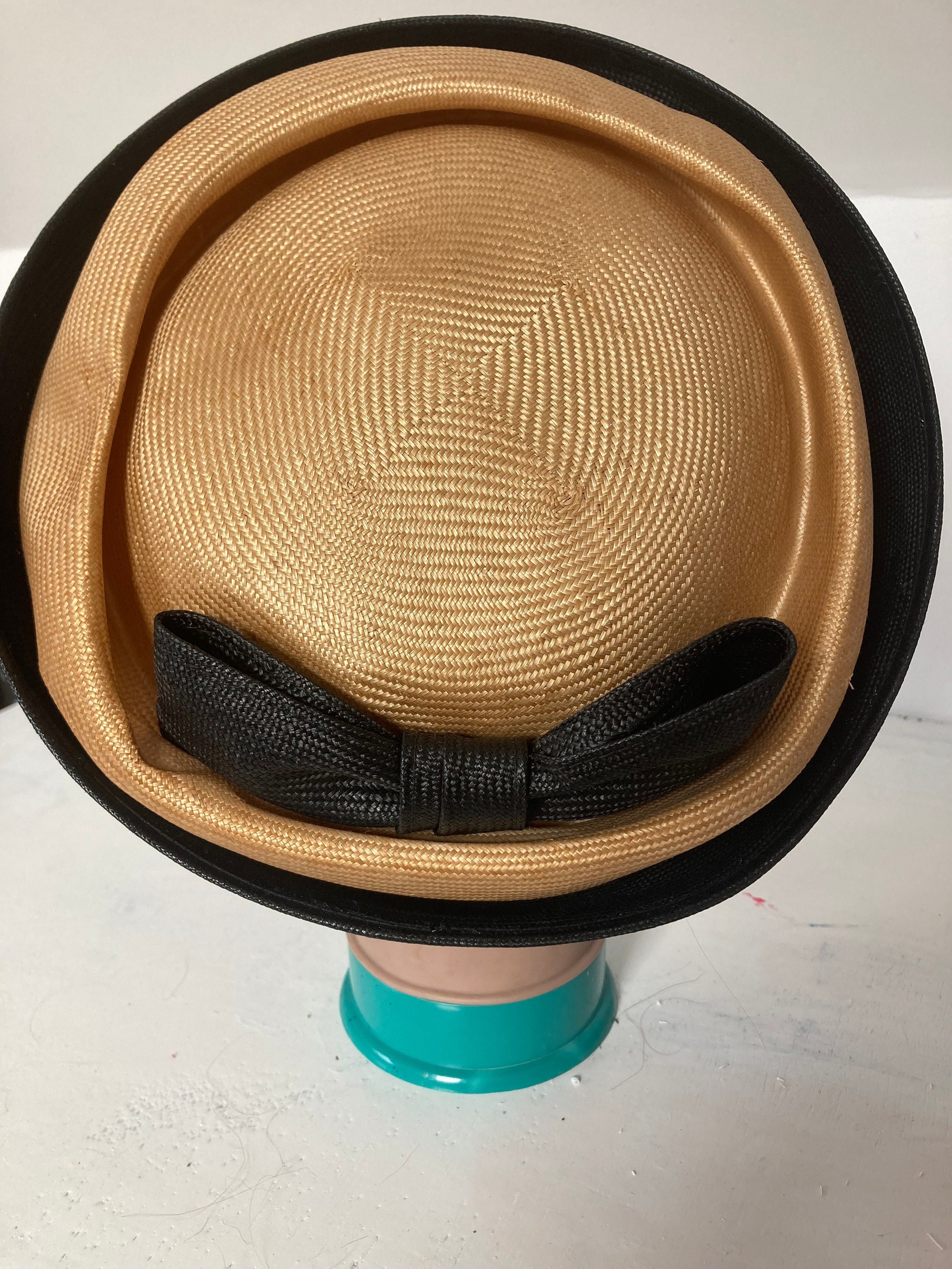 Vintage Hat 40s 50s Sisal Straw Hat Made in United Kingdom by Graham ...