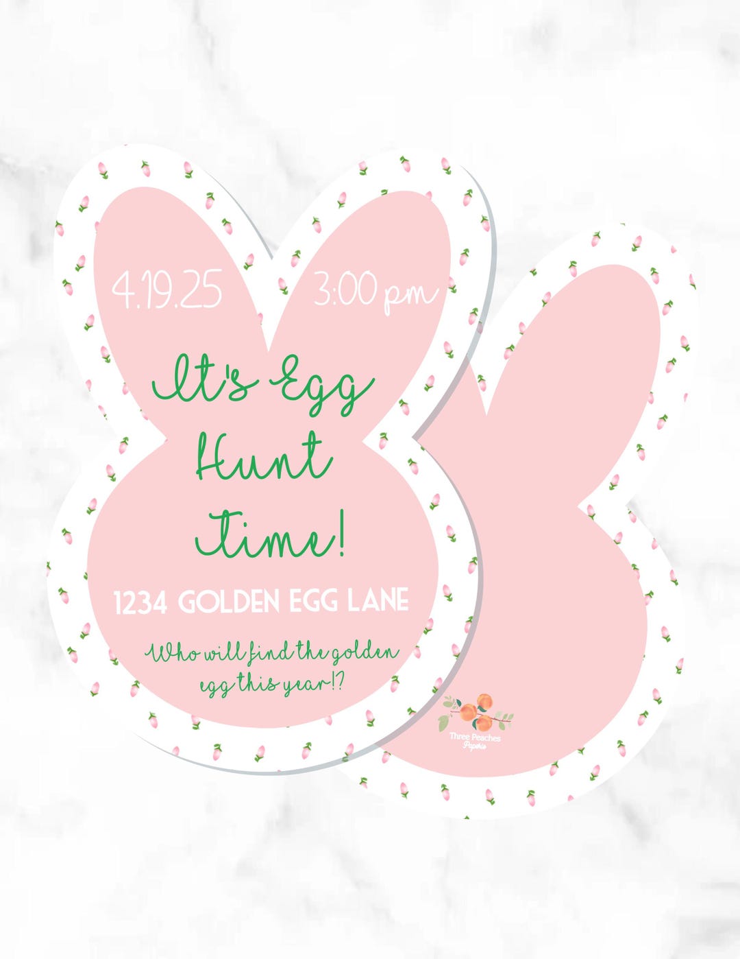 DIGITAL Easter Egg Hunt Invitation - Etsy
