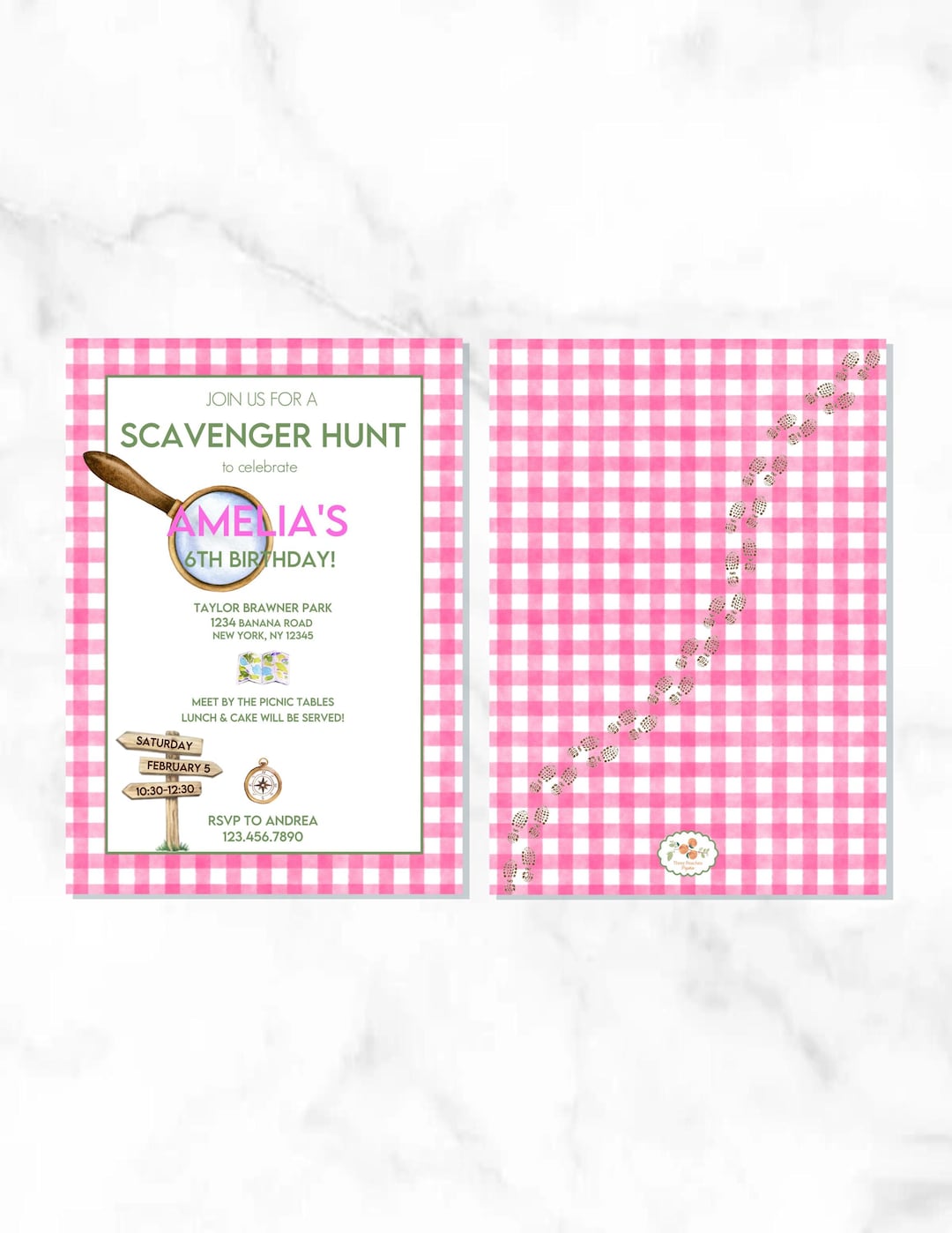DIGITAL Scavenger Hunt Invitation - Etsy