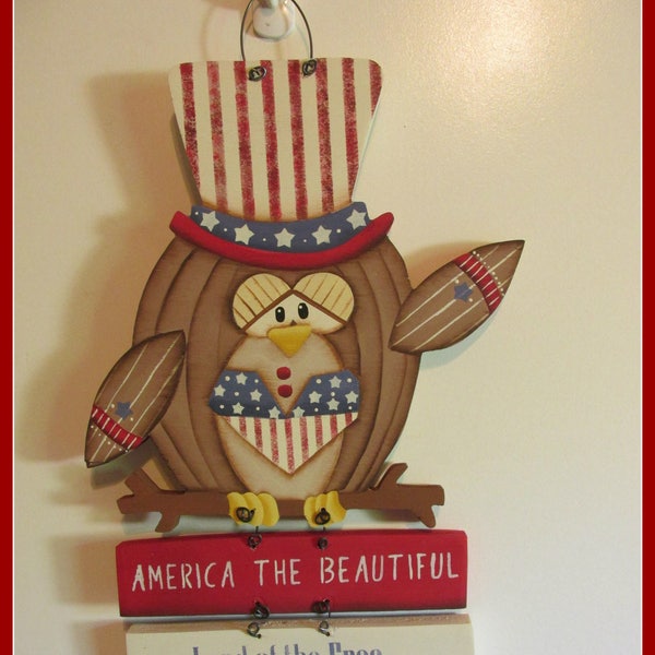 Patriotic Owl - Etsy