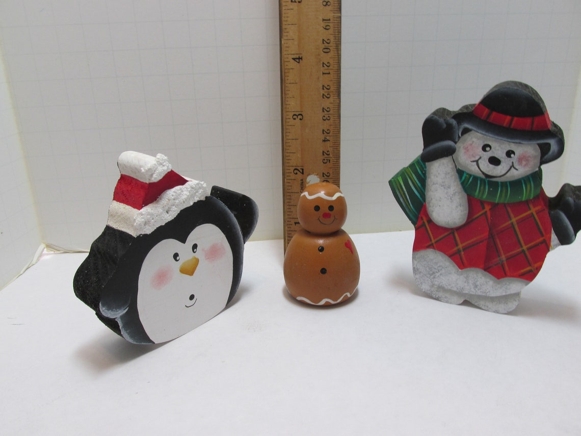 Penguin, Snowman, Gingerbread Mini - Etsy