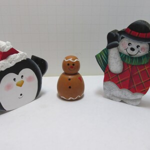 Penguin, Snowman, Gingerbread Mini - Etsy