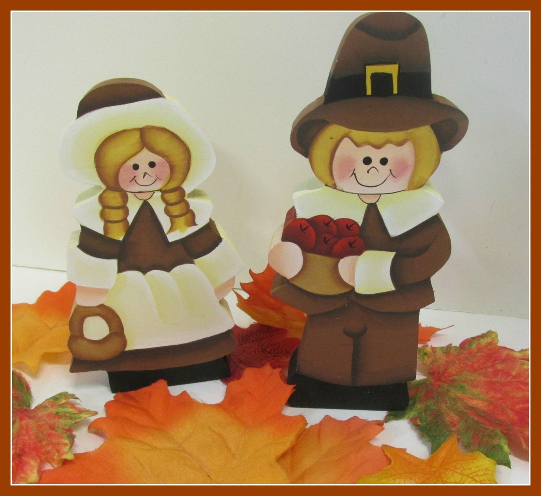 Thanksgiving Pilgrim Kids. - Etsy