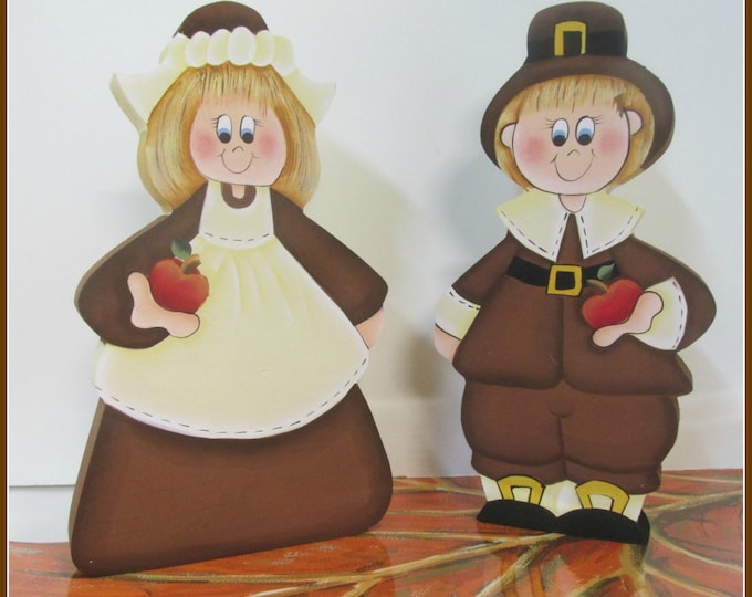 Girl and Boy Pilgram Set. - Etsy