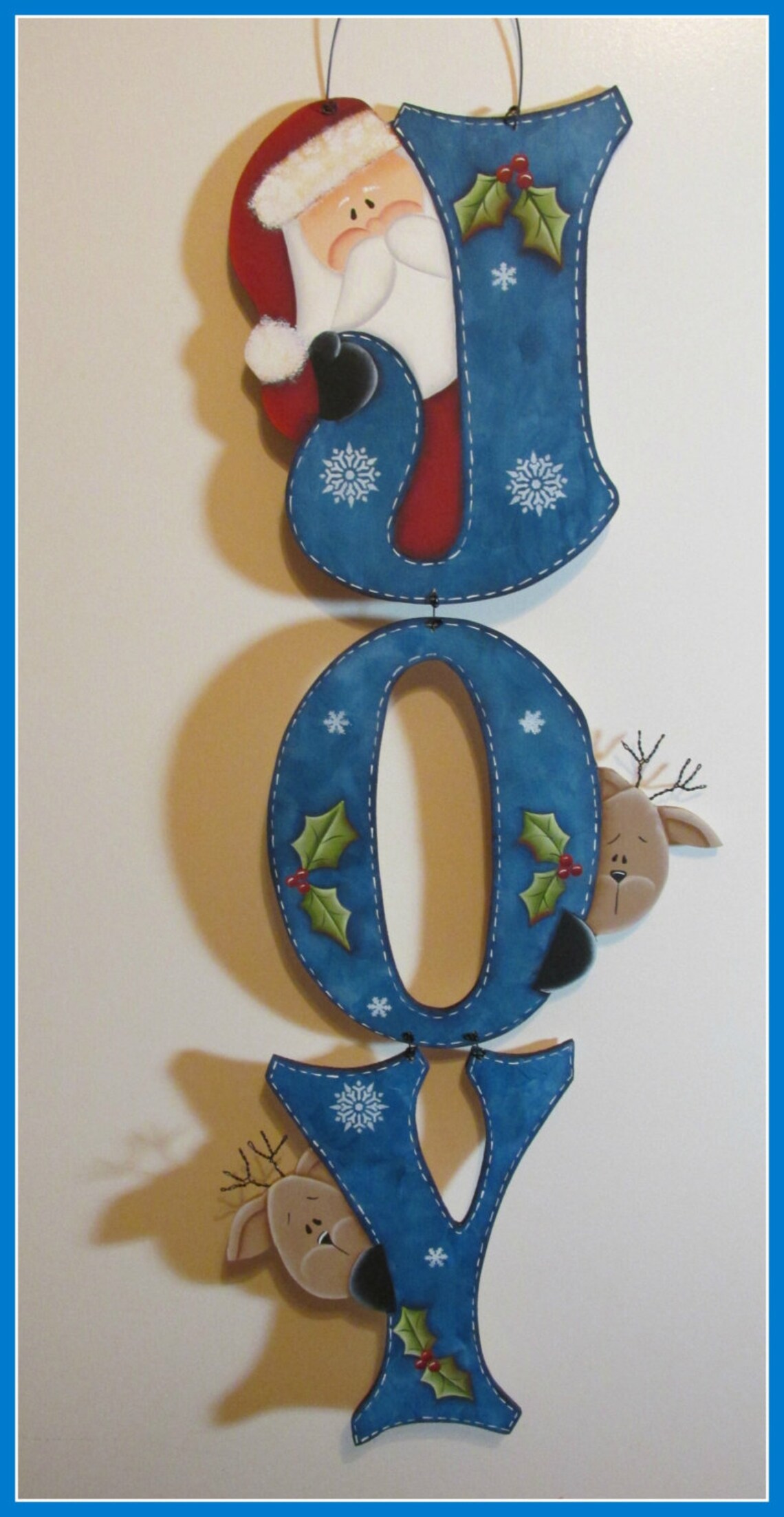 Hanging Blue JOY - Etsy