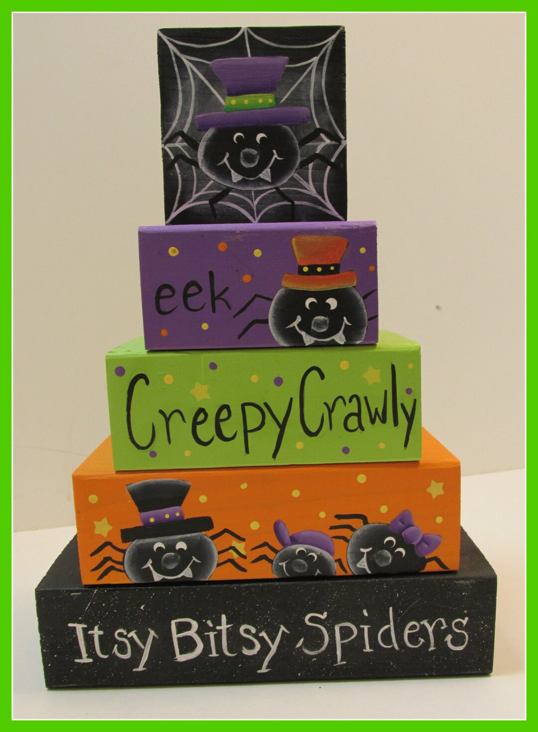 Itsy Bitsy Spider Blocks - Etsy