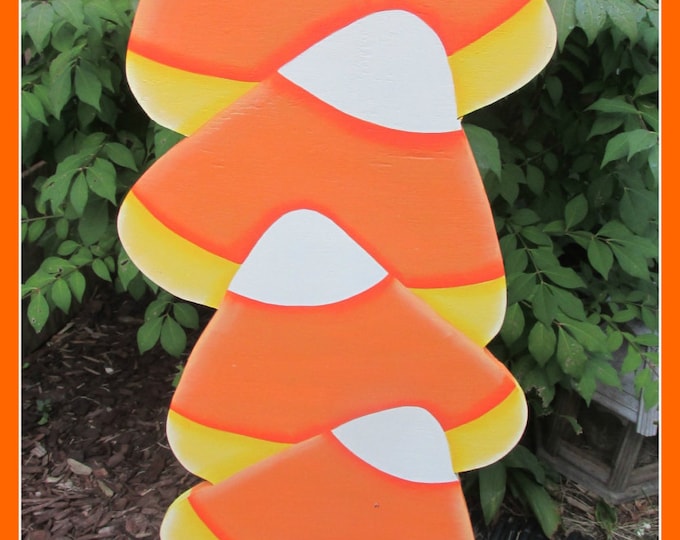 Stack Candy Corn Yard Decor - Etsy