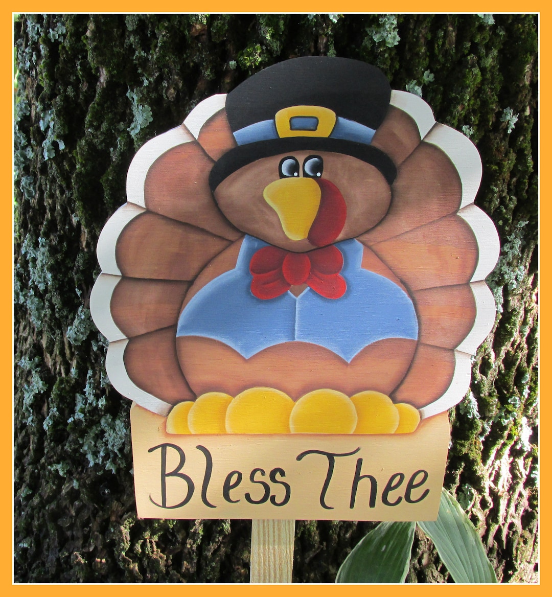 Yard Poke Turkey Outdoor Decoration - Etsy